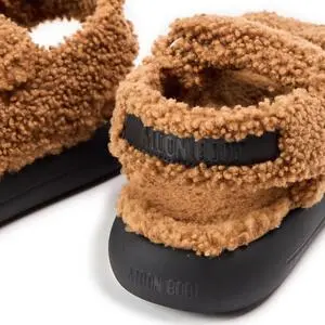 Moon Boot Open Toe Logo Detail Sandals