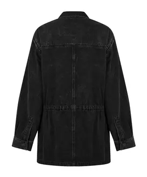Isabel Marant Étoile Washed Lapel Denim Coat
