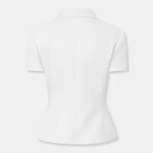 Versace Structured Short-sleeve Blazer