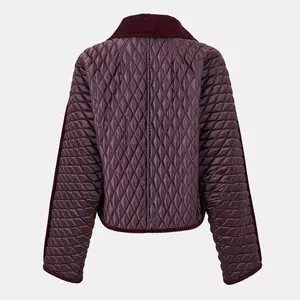 Burberry Floriston Diamond-quilted Jacket