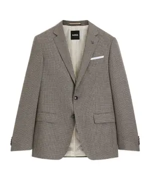 Hugo Boss Single-breasted Blazer - Gray