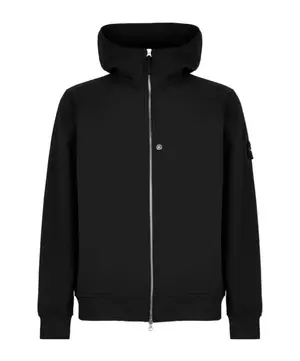 Stone Island Water And Wind Resistant Hooded Softshell Jacket
