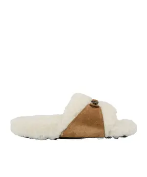 Balenciaga Shearling Trimmed Slippers