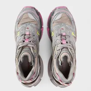 Balenciaga Lace-up Casual Sneakers With Drawstring Heel And Logo Detail