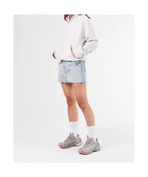 Balenciaga Lace-up Casual Sneakers With Drawstring Heel And Logo Detail