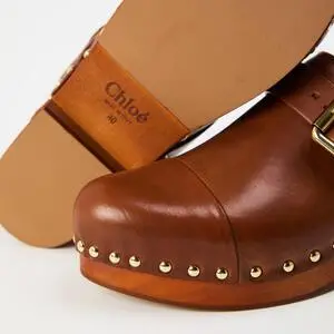 Chloé Jeansnette Platform Mules