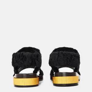 Gucci Solid Color Heeled Sandals