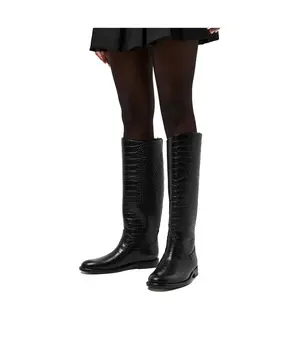 Paris Texas Solid Color Knee High Boots