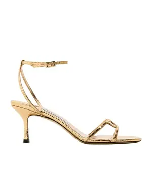 JIMMY CHOO Jimmy Choo Leo High Heeled Sandals Nude