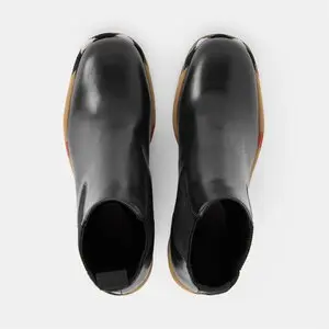 Burberry Burb Gravel Heeled Ankle Boot