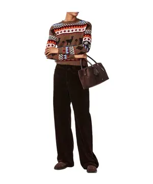 Max Mara Patterned Knitted Sweater