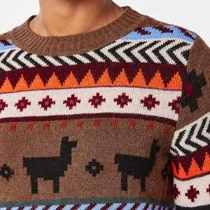 Max Mara Patterned Knitted Sweater