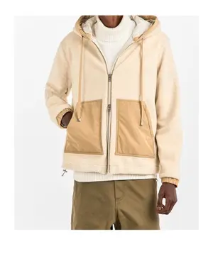 Moncler Teddy Bear Hooded Sweatshirt With Full Zip-up