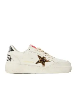 GOLDEN GOOSE Ball Star Lace-up Sneakers - White