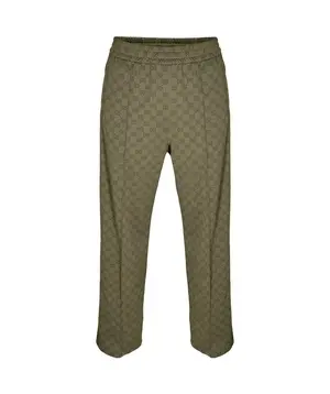 Gucci Plaid Casual Pants - Green