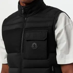 Moncler Stand-collar Quilted Down Vest
