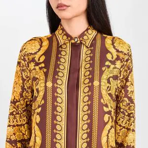 Versace Printed Shirt - Yellow