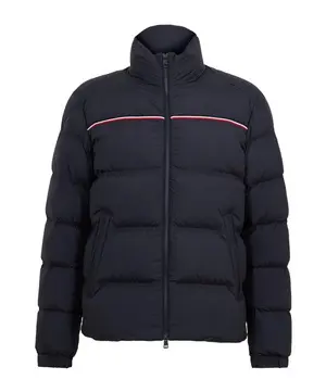 Moncler Stand-collar Quilted Down Jacket - Black