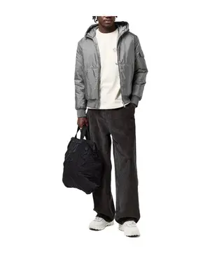 Moncler Solid Zip-up Bomber Jacket With Hood