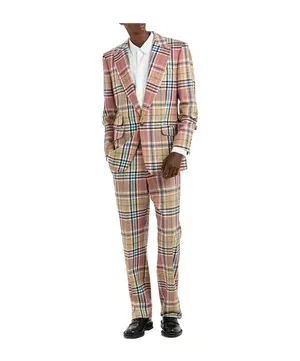 VIVIENNE WESTWOOD Plaid Check Relaxed Fit Trousers