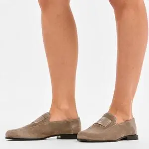 Givenchy Suede Loafers With Logo Detail