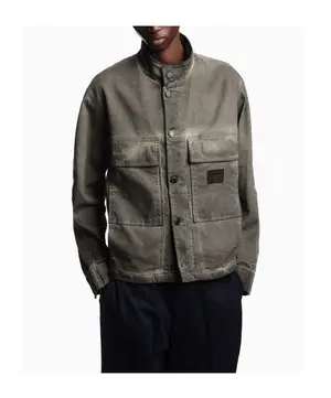 Emporio Armani Stand Collar Workwear Jacket