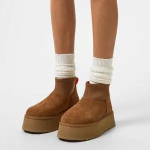 UGG Logo Detail Platform Boots