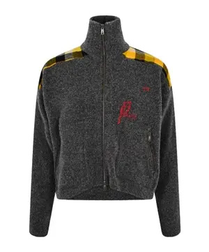 VIVIENNE WESTWOOD Zip-up Jacket With Logo Detailing - Black