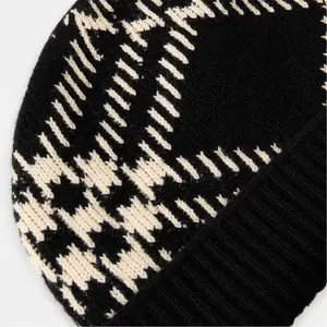 Burberry Plaid Knit Beanie
