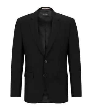 Hugo Boss Single-breasted Blazer - Black