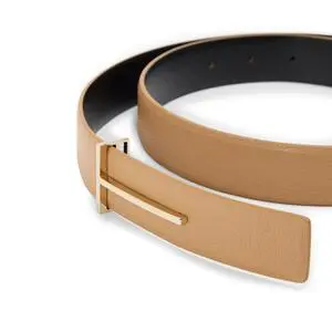 TOM FORD Grained Leather Belt