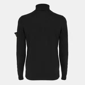 Stone Island High-neck Knit Sweater With Armband