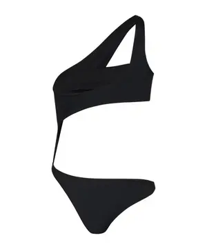 Versace One-shoulder Cutout Plunge Swimsuit