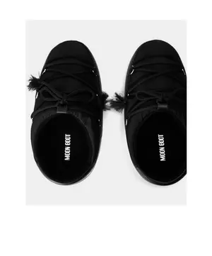 Moon Boot Nylon Mule - Black