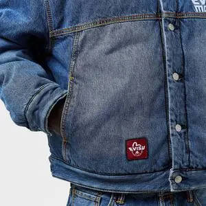 Moose Knuckles Denim Quilted Jacket