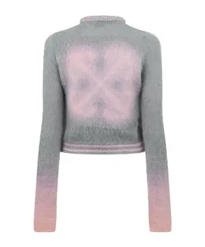Off-White Cropped Sweater