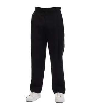 Off-White Embroidered Tailor Pants - Black