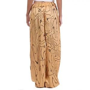 Off-White Printed Wide-leg Pants