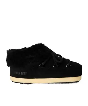Moon Boot Natural Suede Lace-up Boots