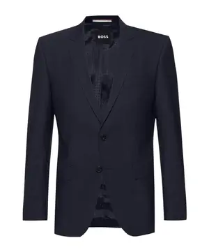 Hugo Boss Single-breasted Blazer - Black