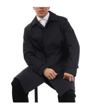 Hugo Boss Spread-collar Mid-length Trench Coat