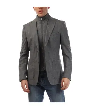 Hugo Boss Single-breasted Blazer - Black