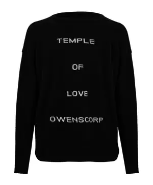 Rick Owens Crew-neck Knit Sweater - Black