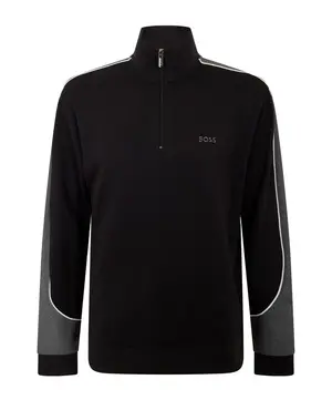 Hugo Boss Tracksuit Quarter Jacket - Black