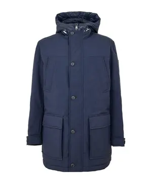 Hugo Boss Hooded Long Sleeve Jacket - Blue