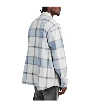 Hugo Boss Color-blocked Plaid Jacket