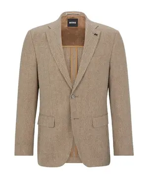Hugo Boss Single-breasted Blazer - Nude