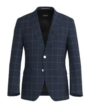 Hugo Boss Single-breasted Blazer - Black