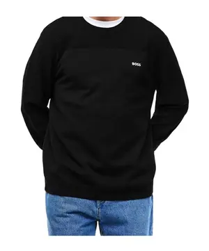 Hugo Boss Crew Neck Long-sleeve Knit Top