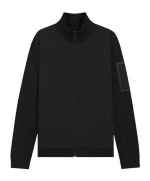 Hugo Boss Stand-collar Zip-up Track Jacket - Black